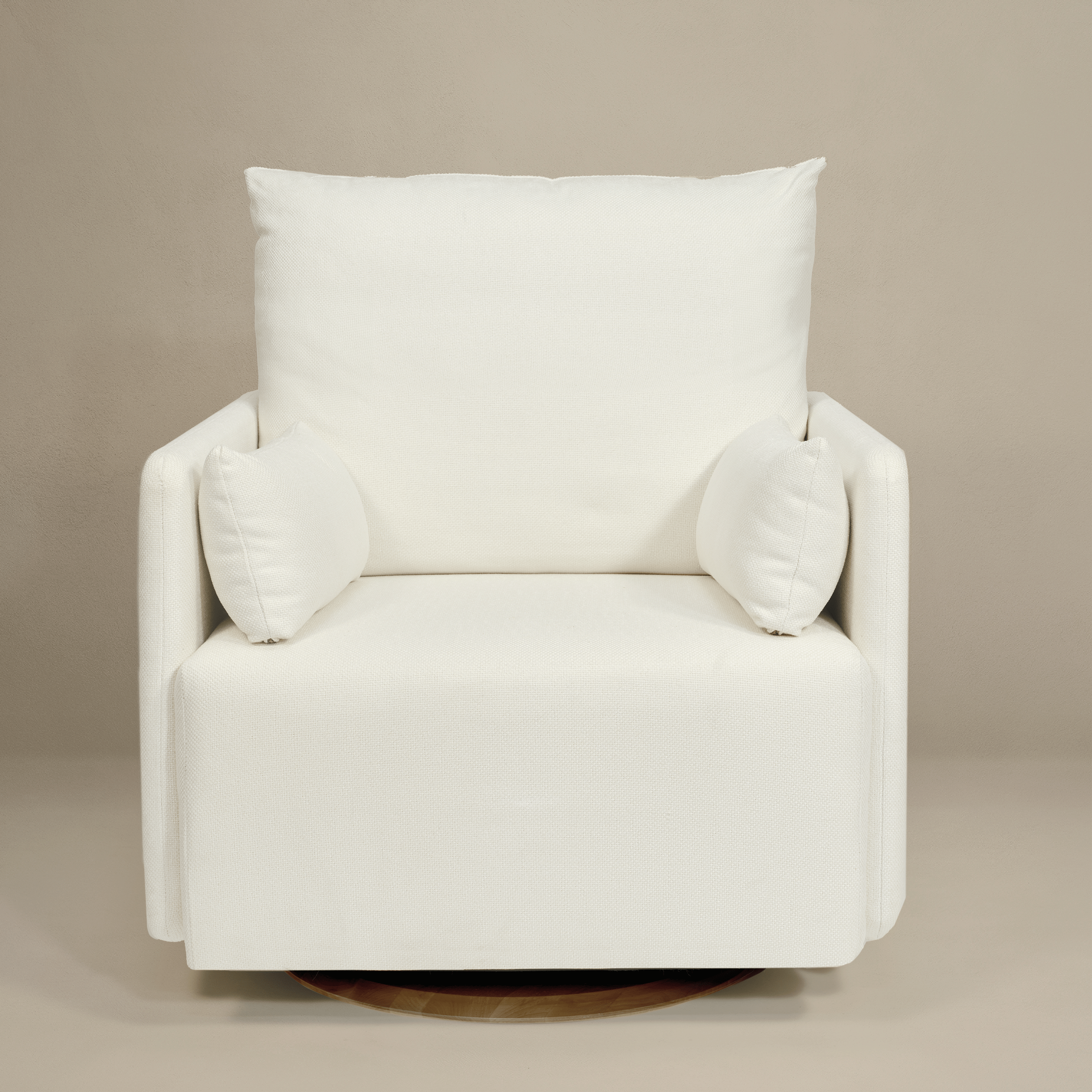 Oilo Ollie: A Chair and a Half Swivel Nursery Glider with Back Recline ...